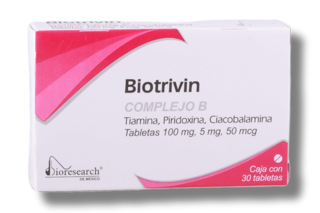 BIOTRIVIN - COMPLEJO B C/30 TABLETAS | DIFAM BIOTRIVIN - COMPLEJO B C/30 TABLETAS | DIFAM