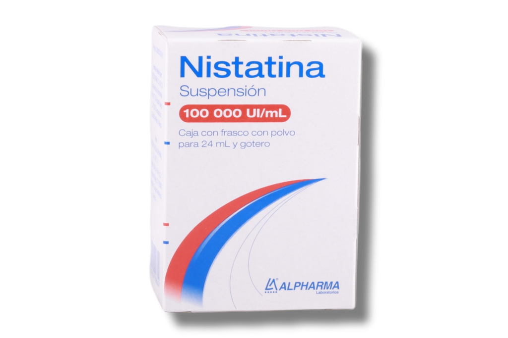 NISTATINA 100 000 UI SUSPENSIÓN 24ML ALPHARMA CON GOTERO | DIFAM NISTATINA 100 000 UI SUSPENSIÓN 24ML ALPHARMA CON GOTERO | DIFAM