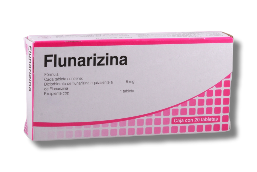 FLUNARIZINA ATLANTIS 5MG C/20 TABLETAS | DIFAM